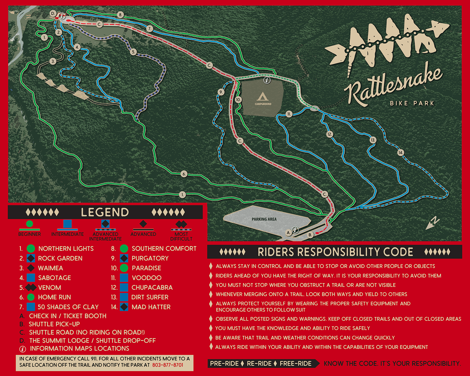 Trails | Rattlesnake Bike Park